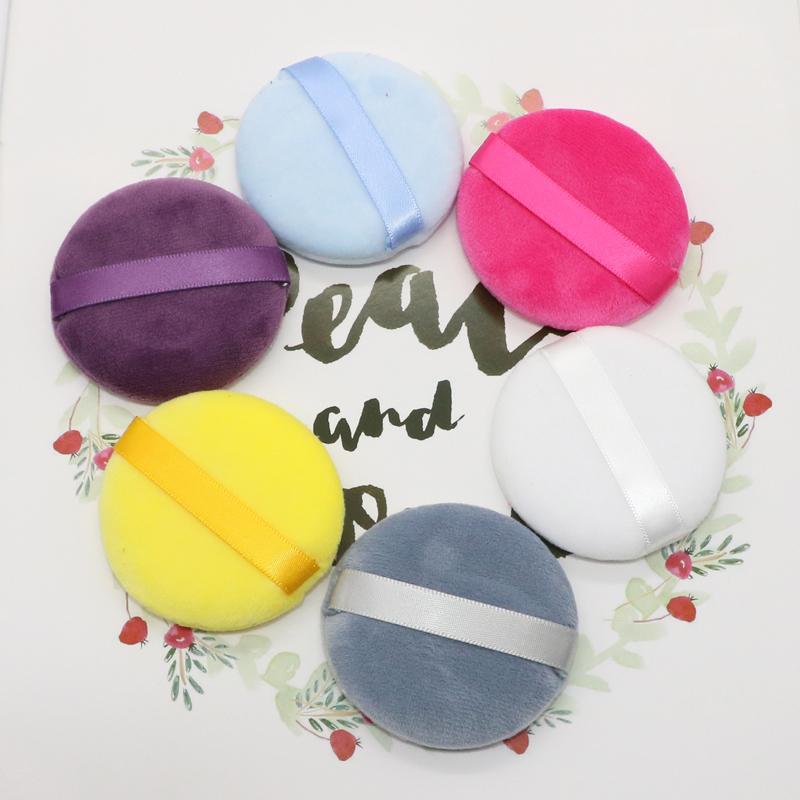 Buy Facial Powder Foundation Puff Professional Round Shape Portable ...