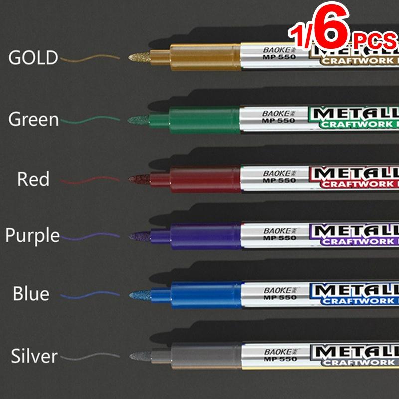 Buy DIY Metallic Waterproof Permanent Paint Marker Pens For Drawing ...