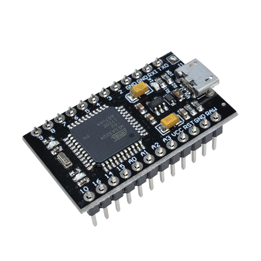 Pro Micro ATmega32U4 ATMEGA32U4-AU 3.3V 8MHz Module USB Controller ...