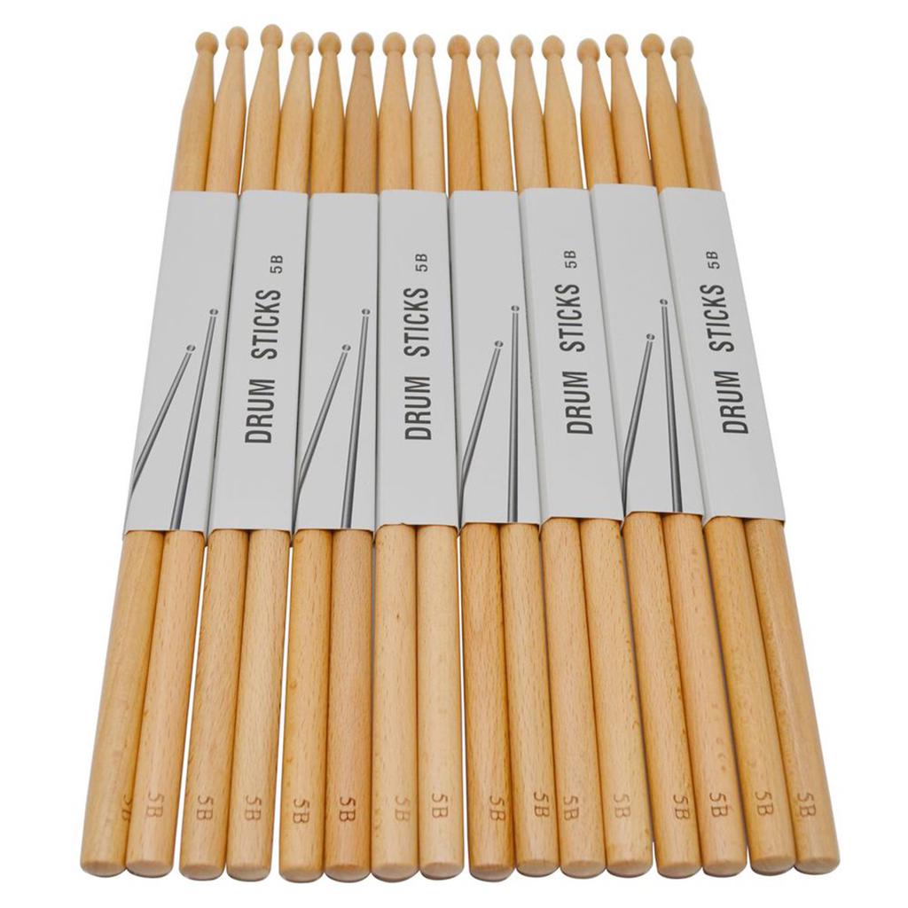 Buy Beech Wood Drum Sticks Anti-slip Electronic Drum Drumsticks Musical ...
