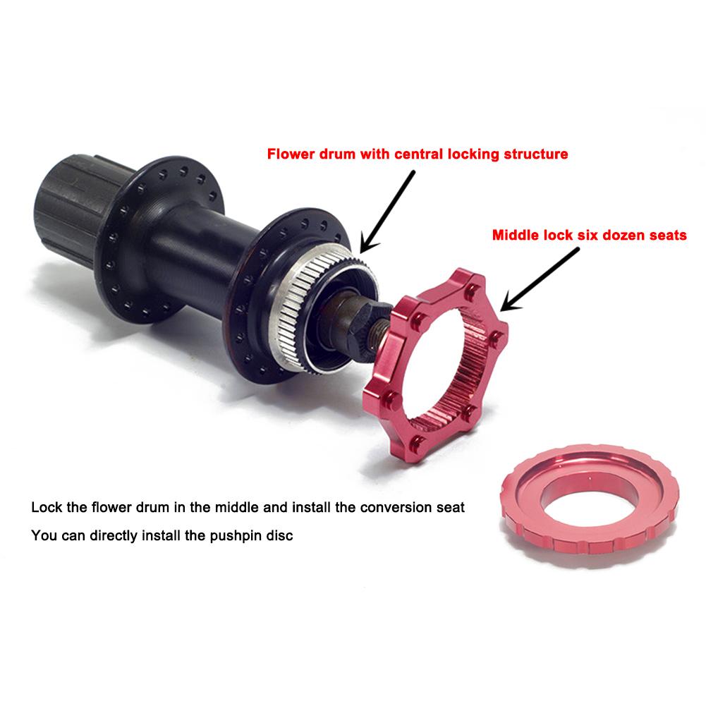 Cheap Bicycle Centerlock to 6-Bolt Hub Disc Center Lock Conversion ...