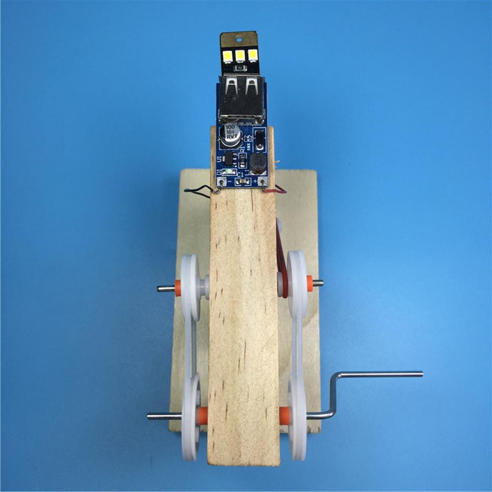 Buy DIY Dynamo Generator Model Wood Invention Science Experiment ...