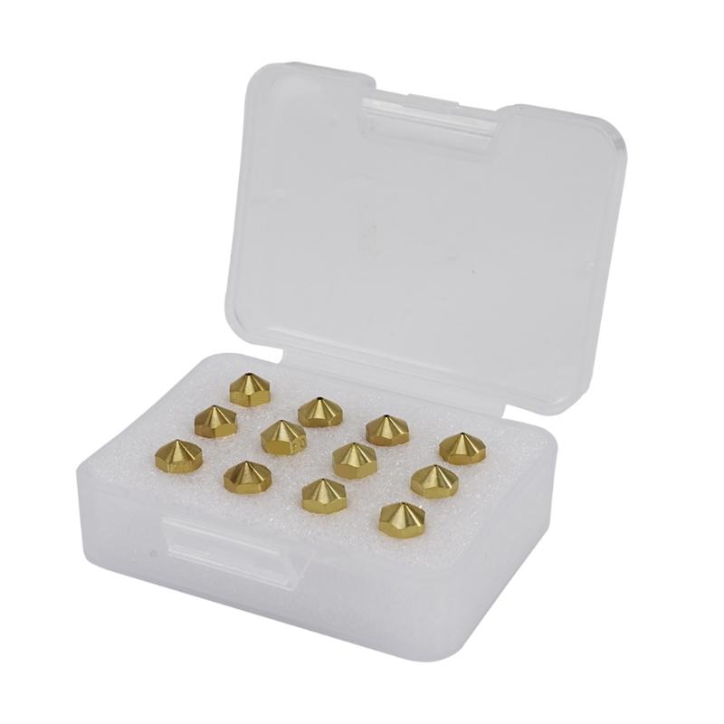 12pcs E3D V5 V6 Nozzle 3D Printer Hotend Nozzle Metal Brass M6 Thread ...