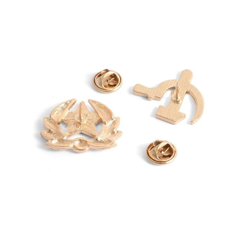 Buy Red Star Hammer Sickle Enamel Pin Retro USSR Symbol Brooch Soviet ...