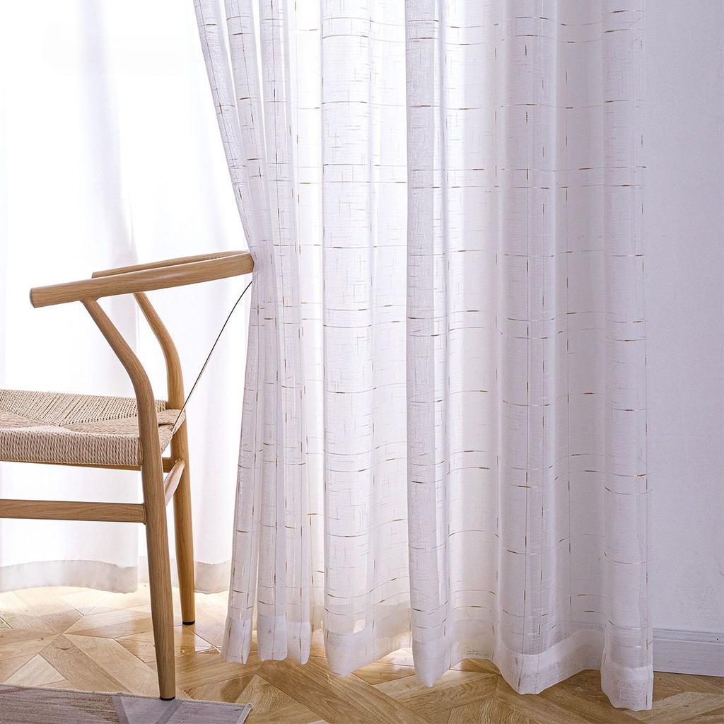 Cheap Simple Curtains Fashionable Breathable Privacy Window Screen ...