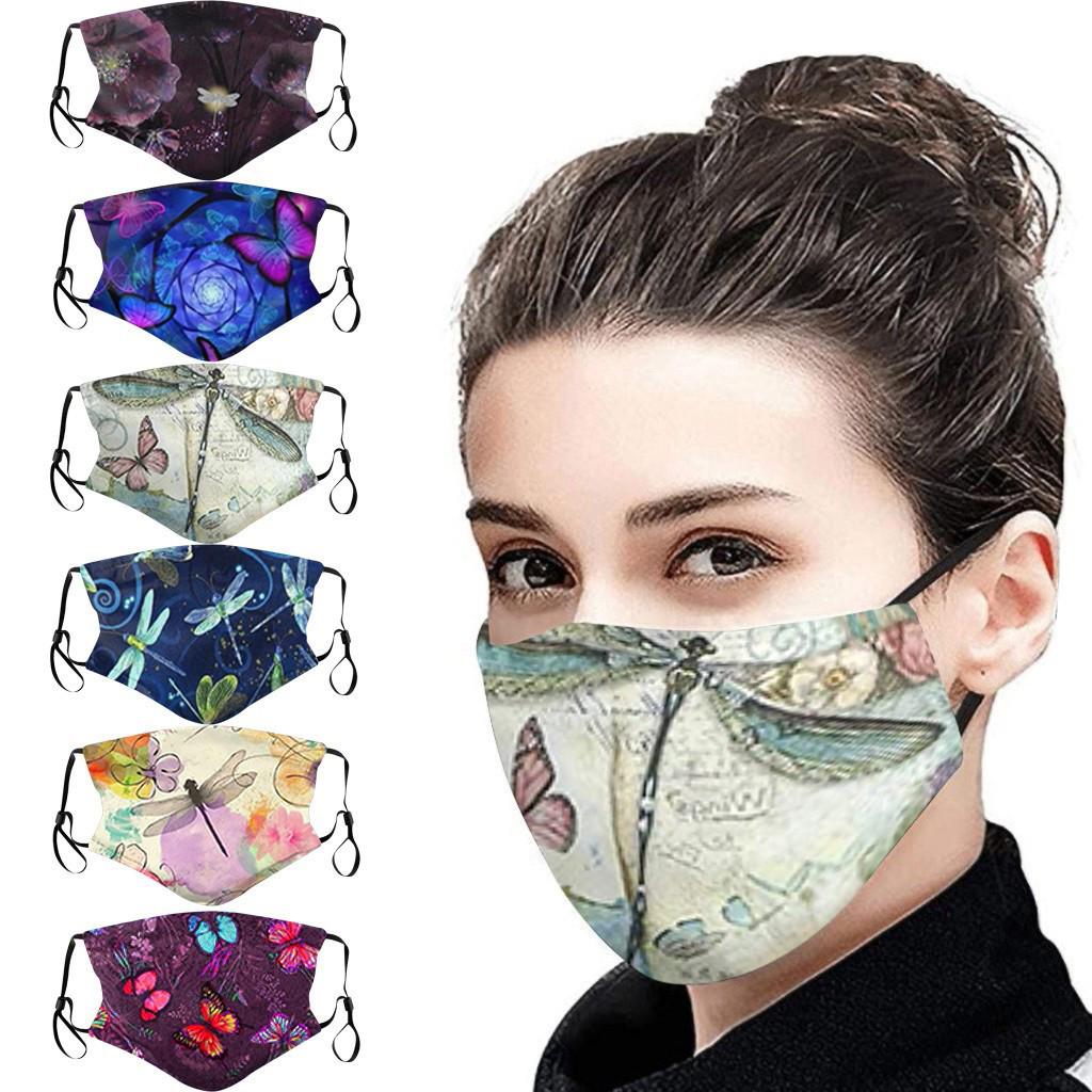 Buy Adult Fashionable Print Disposable Filter Washable Mask at ...