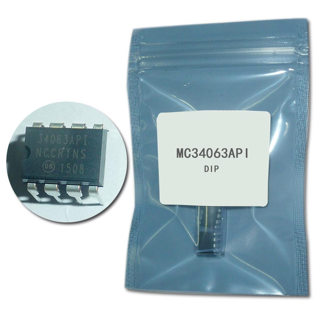 10PCS MC34063 MC34063API DIP8 voltage regulator 3.0 to 40V DC-DC Cnv converter controller 34063 ...
