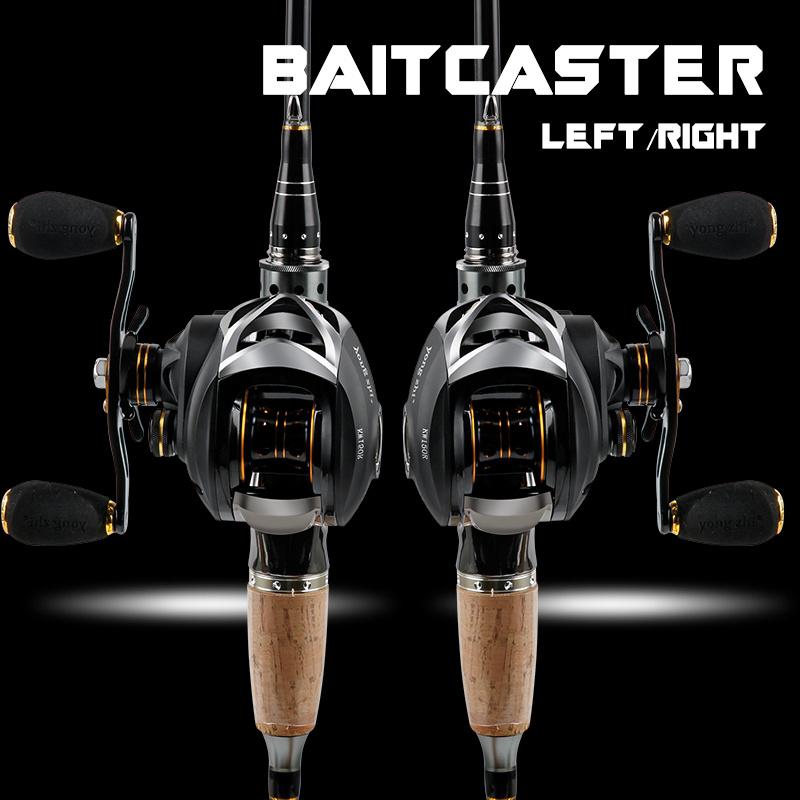 Baitcasting Reel 11+1BB 6.3:1 Carbon Drag Power 5.5KG Baitcaster Reel ...