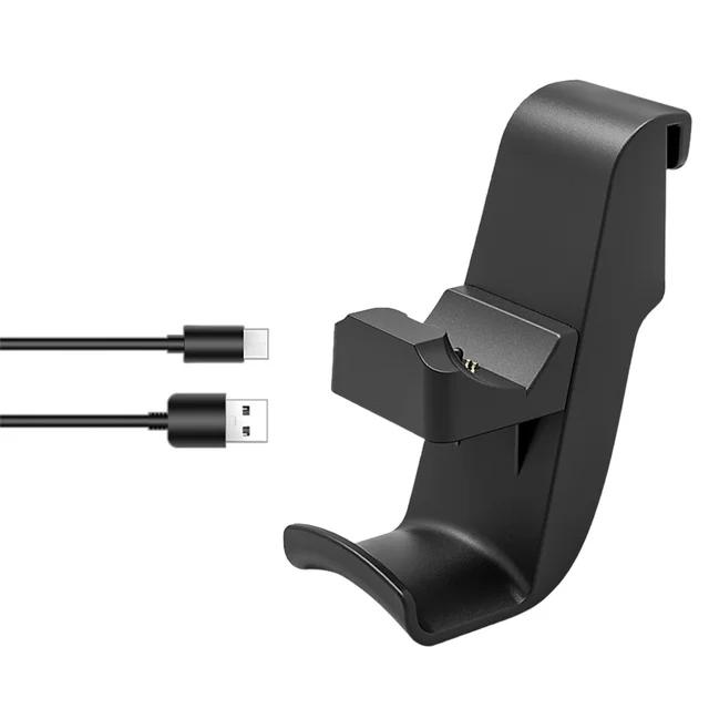 2 In 1 PS5 Controller Charger with Headphone Holder Smart Charging Dock ...