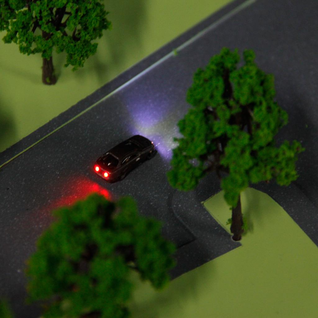 10pcs Model Cars with Light for Scenery Layout or Diorama 12V uygun ...