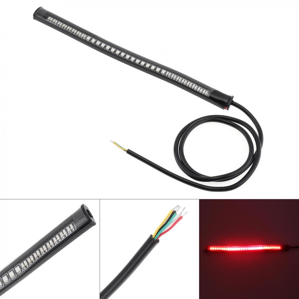 Buy 12V Soft Flexible Light Bar Tail Brake Driving Lamp LED Brake Lamp ...