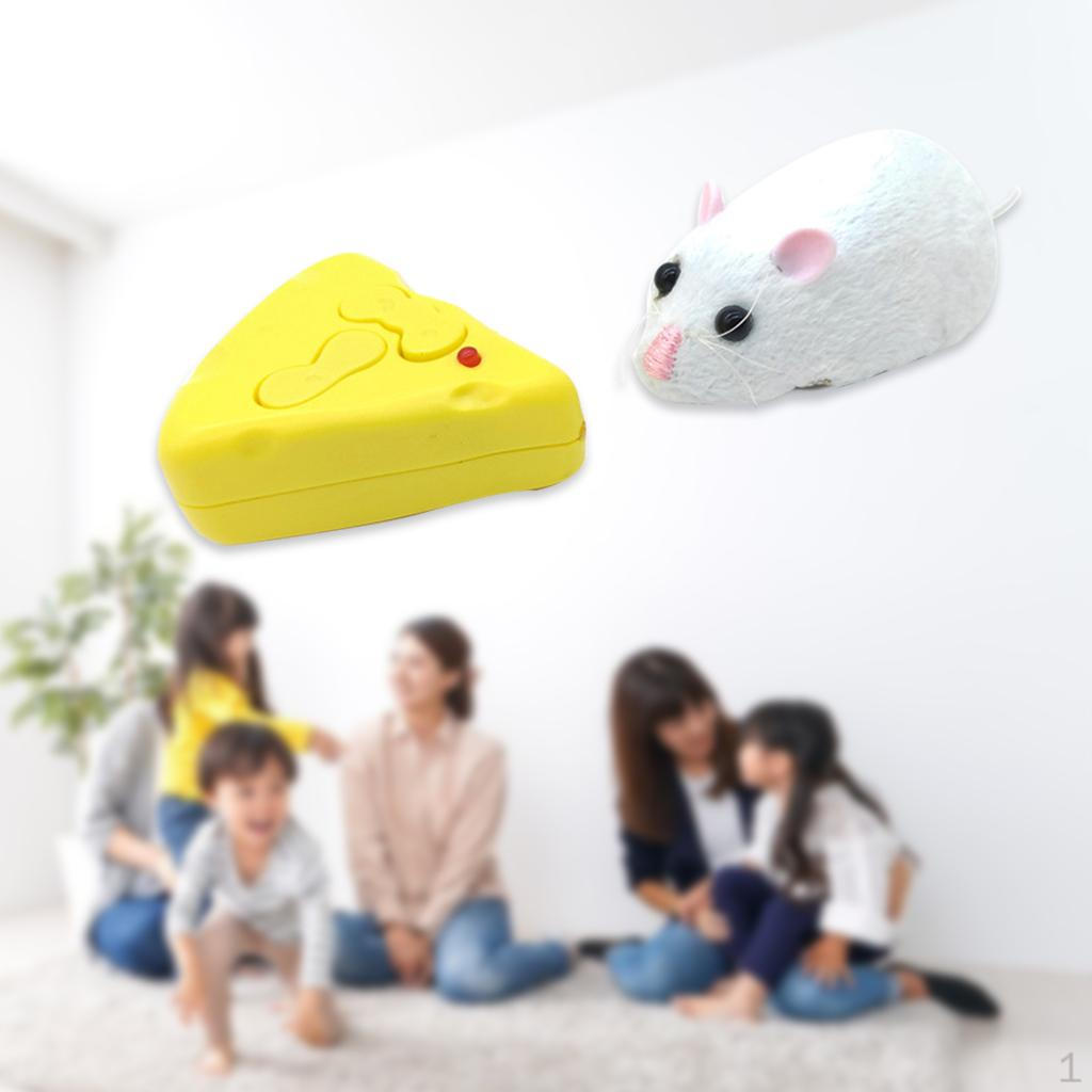 Buy Remote Control Rat Toy Realistic RC Party Joke Scary Trick White at ...