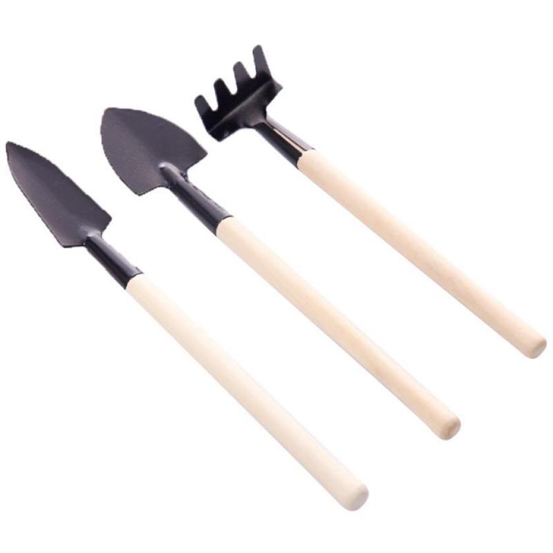 Buy 3pcs/lot Mini Landscape Garden Tools Small Shovel Rake Spade Bonsai ...