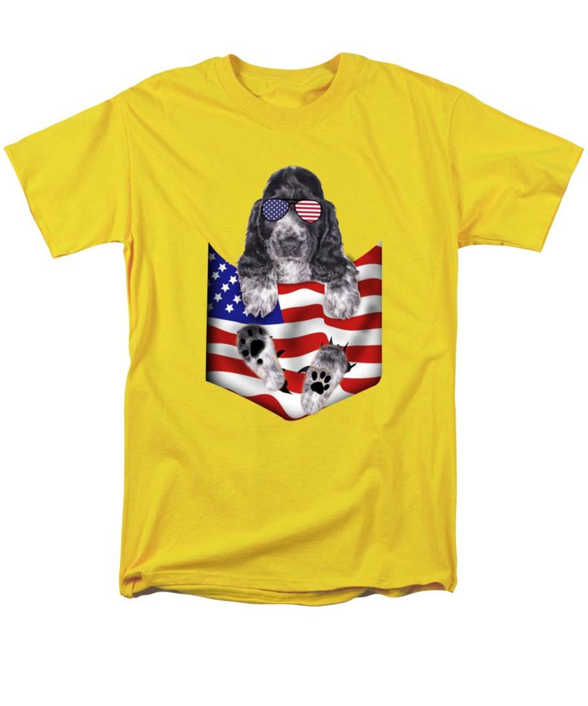 Buy Men Premium Cotton cocker spaniel in Print Tees Funny Harajuku ...