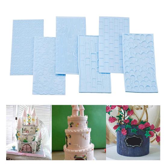 Buy Lightweight Fondant Mold Sturdy Plastic Easy Clean Rectangle Flower ...