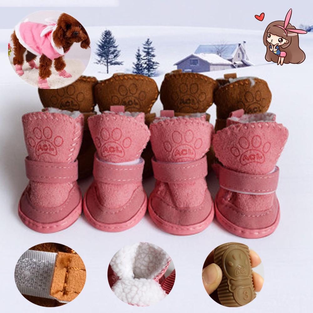 Buy Puppy Fashion Shoes Cotton Blend Winter Snow Warm Walking Boots ...