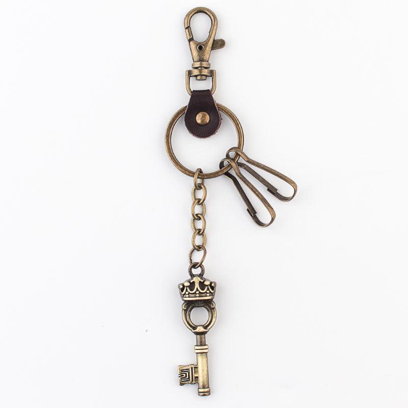 Retro Crown Keychain Metal Jewelry Men'S Street Style Fashion Backpack ...