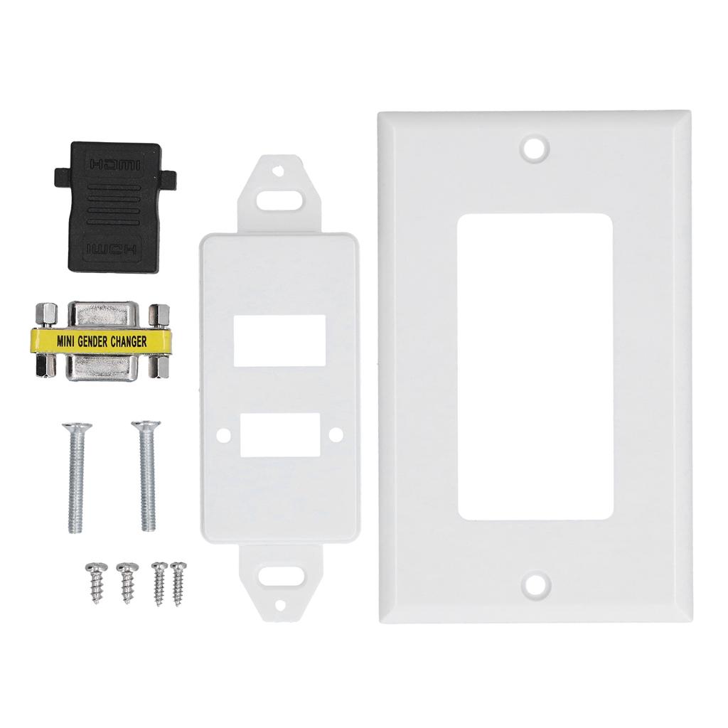 Buy HD Multimedia Interface Wall Panel Audio Video Outlet Mount Face ...