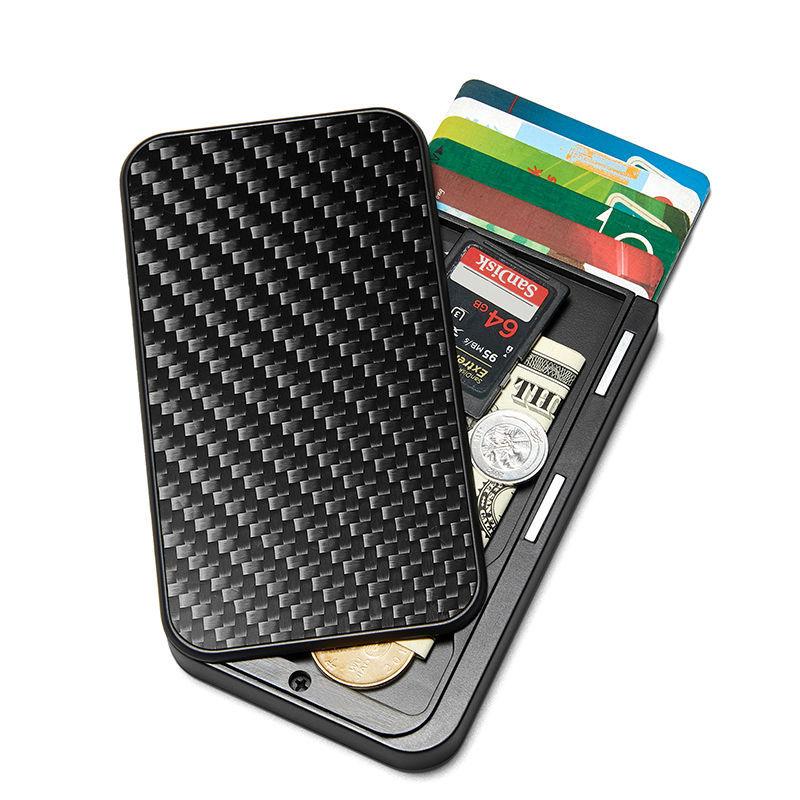 Buy NEW RFID Card Holder Mens Carbon Fiber Minimalist Rfid Wallets for ...