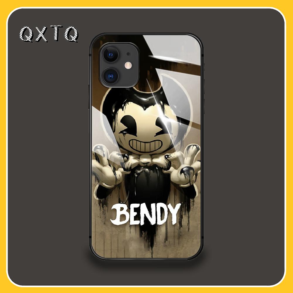 Buy Bendy Ink Machine Game RoleTempered Glass Phone Case Cover For ...