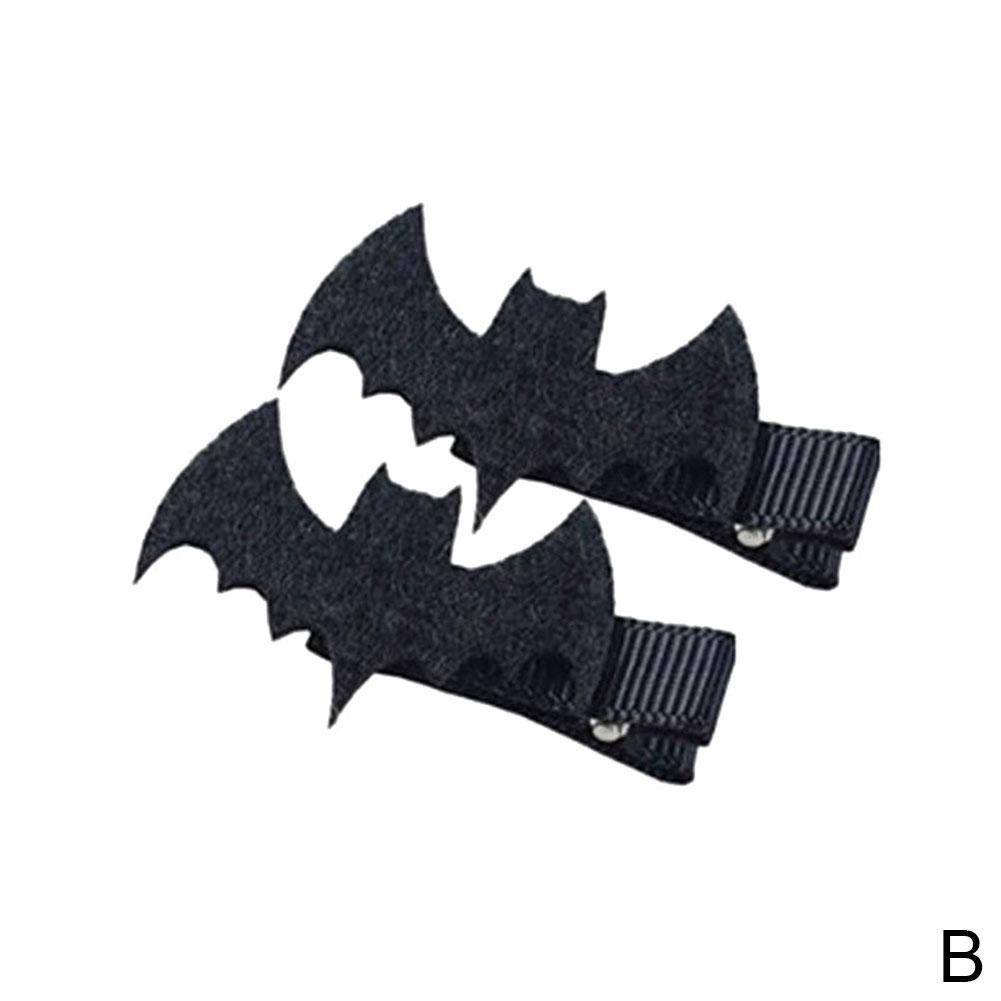 Buy 3d Halloween Devil Elf Hairpin Gothic Demon Bat Hair Party Hair ...