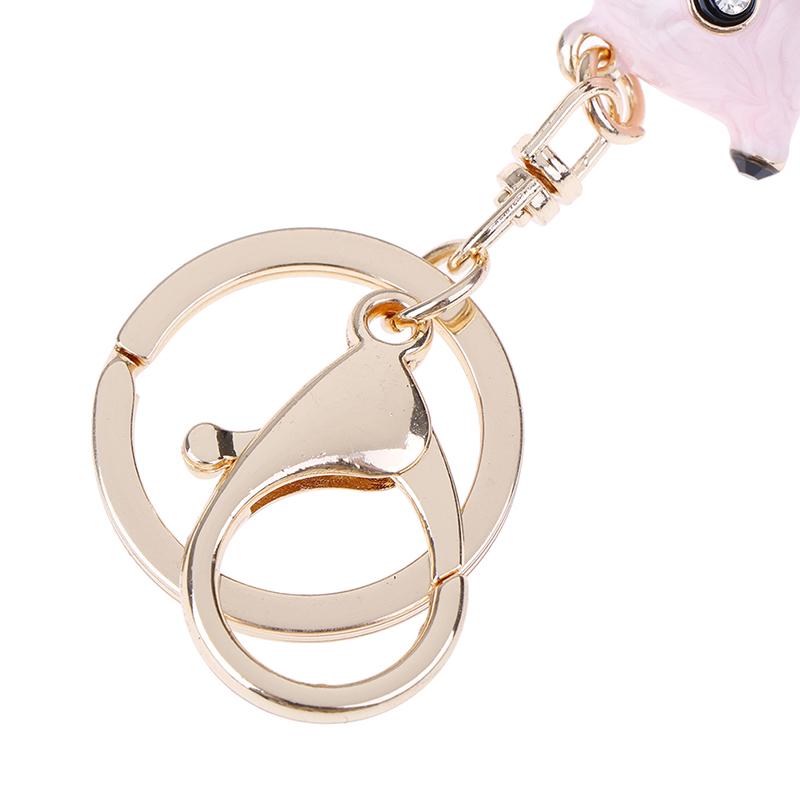 Buy Rat Mouse Keychain Rhinestone Crystal Pendant Charm For Handbag ...