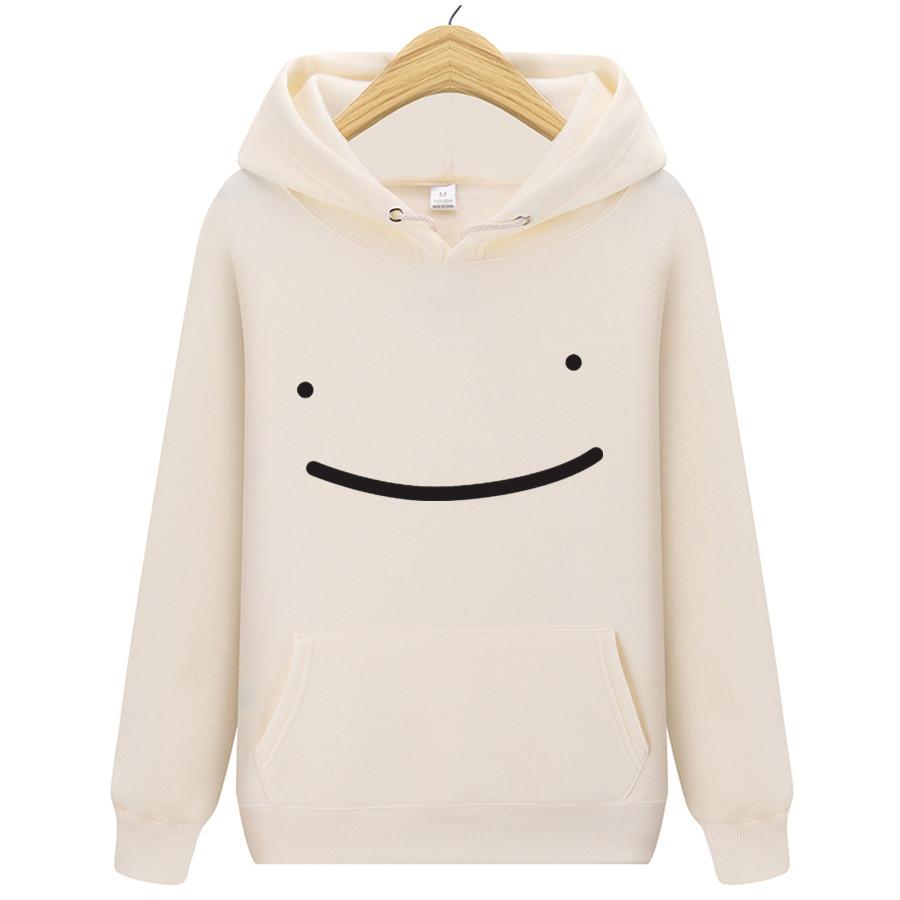 Buy Dream Merch Men's Hoodies Smiley Face Harajuku Pullover Sudaderas ...