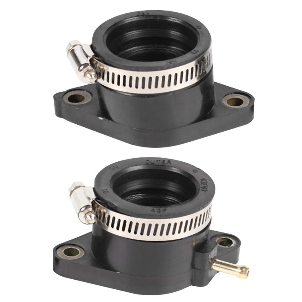 2pcs Motorcycle Carburetor Intake Manifolds Boot f uygun fiyatlı satın ...