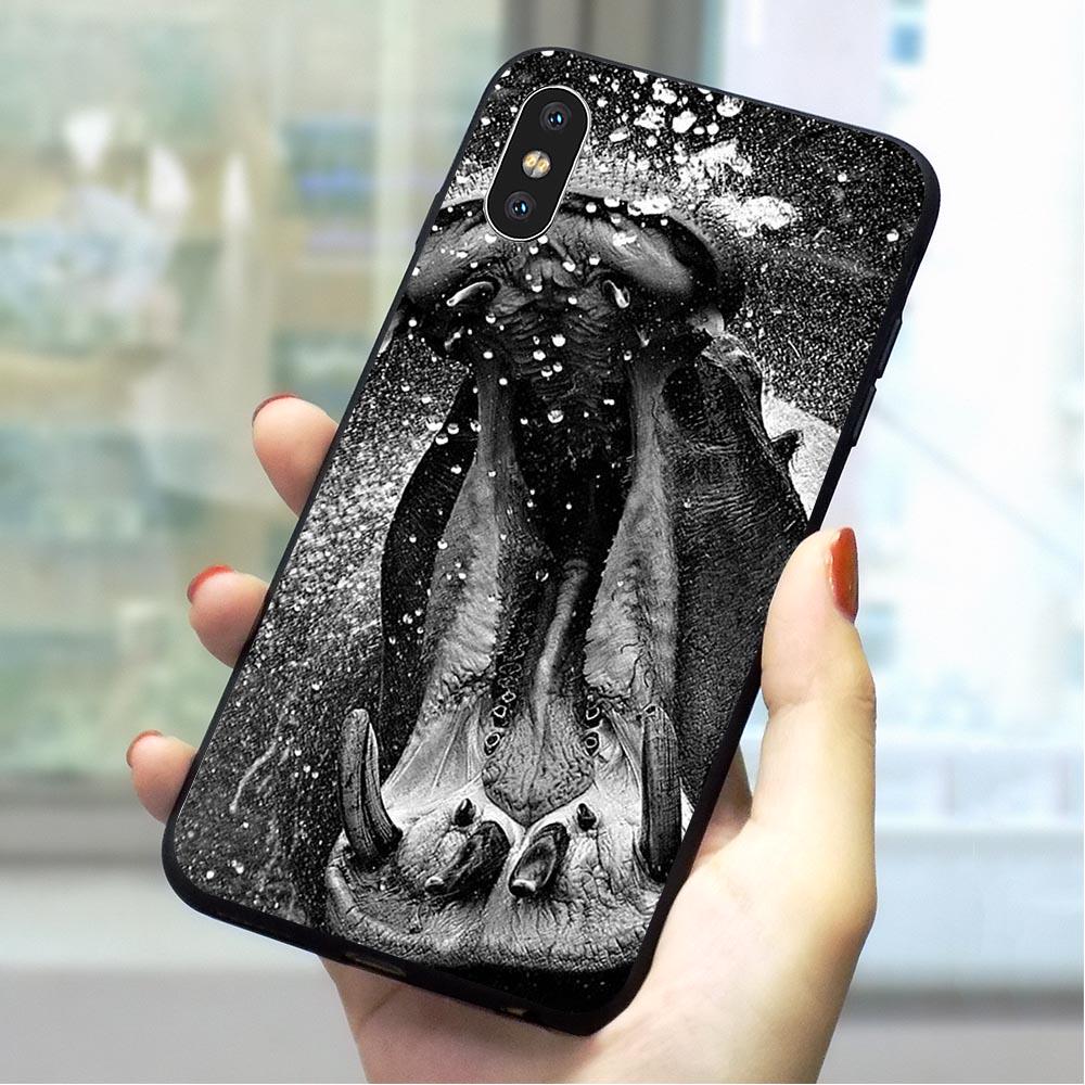 Buy 3D Emboss Large Hippo animal Phone Case for iPhone 11 Pro Max 5 5S ...
