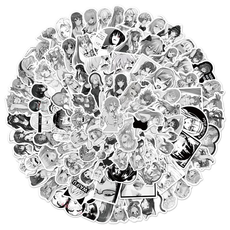 Buy 25/50Pcs Anime Kawaii Hentai Sexy Bunny Girl Graffiti Stickers for ...