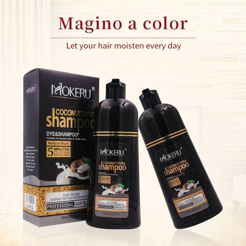 Dagu 500ml Organic Natural Coconut Oil Essence Hair Dye Shampoo - buy ...