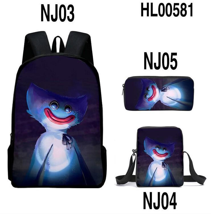 Kaufe 3D new school backpack Poppy Playtime Huggy Wuggy set consisting ...
