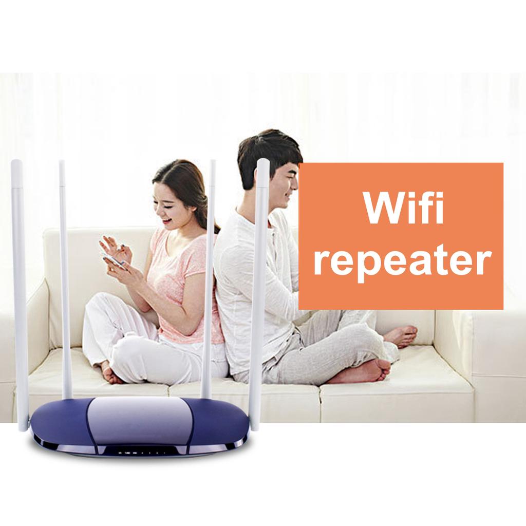 Wireless WDS Wifi Router 4-Antenna Network Signal Extender Repeater 2 ...