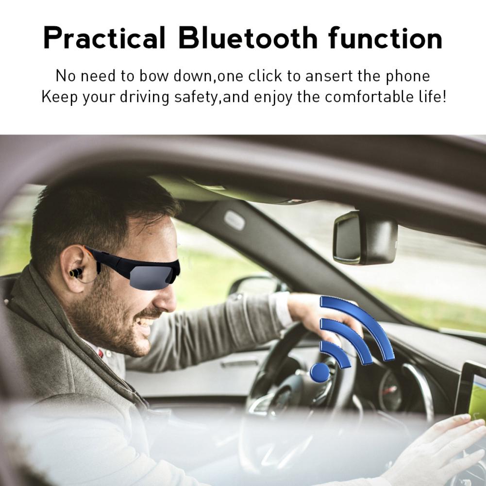 Buy Video Camera Sunglasses Smart Eye Glasses 1080P HD Video Recording ...