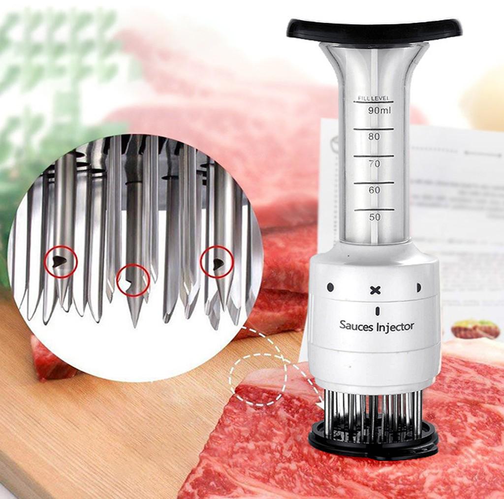 Che Professional Steak Meat Injector Tenderizer Needle Flavor Marinade