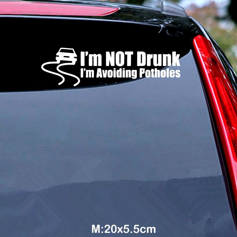Buy Perets car sticker I'am not drunk on car vinyl stickers for cars ...