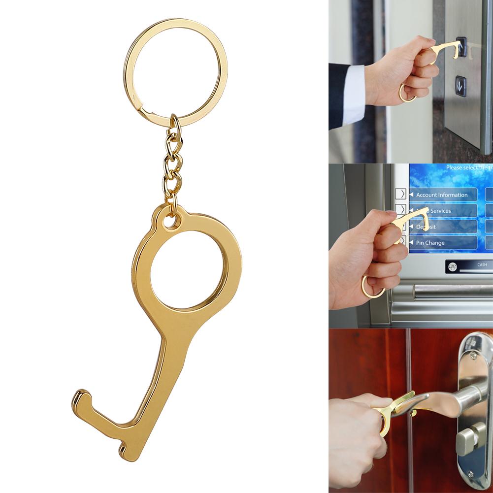 Buy Antimicrobial EDC Door Opener Portable Press Elevator Tool Door ...