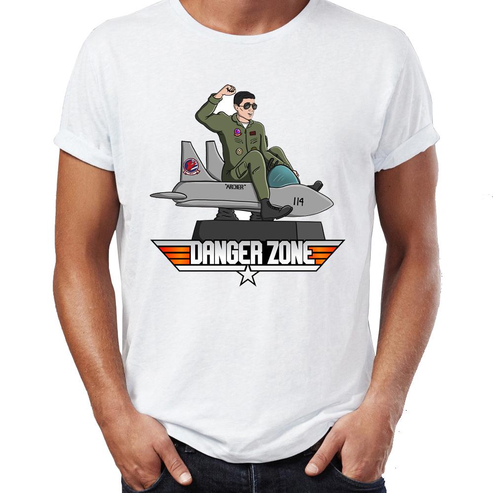 Buy Fashion Men's T-shirt Sterling Archer Danger Zone Artwork Awesome ...