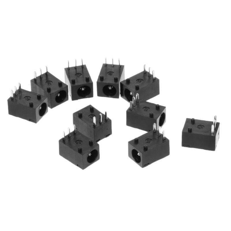 Buy 10pcs DC-003 3.5x1.3mm DC Power Jack Socket Connector 3-Pin Panel ...