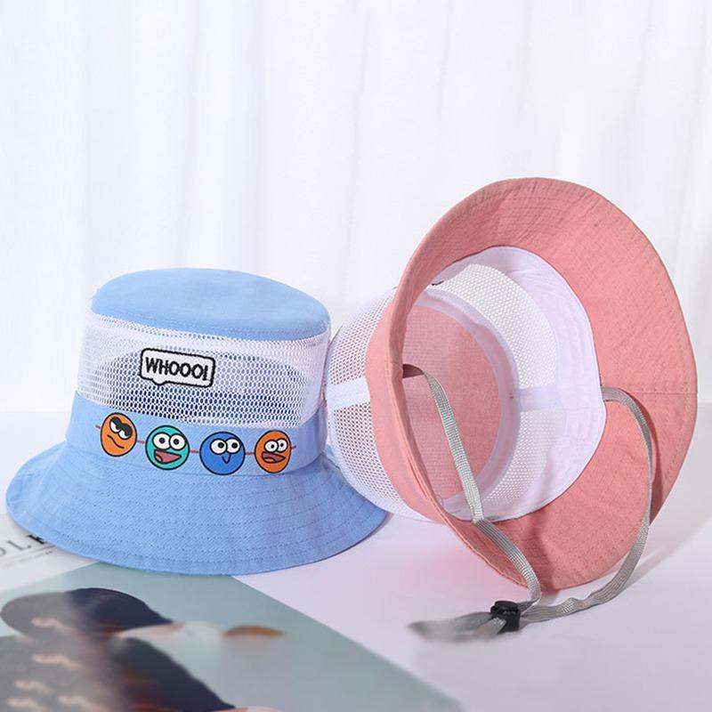 Cheap Children's Sun Hats Children's Cartoon Mesh Hat Breathable Mesh ...