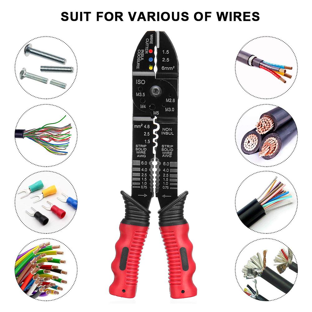 Multi-Tool Wire Stripper and Cutter Crimping pliers Multi Tool Gadgets ...