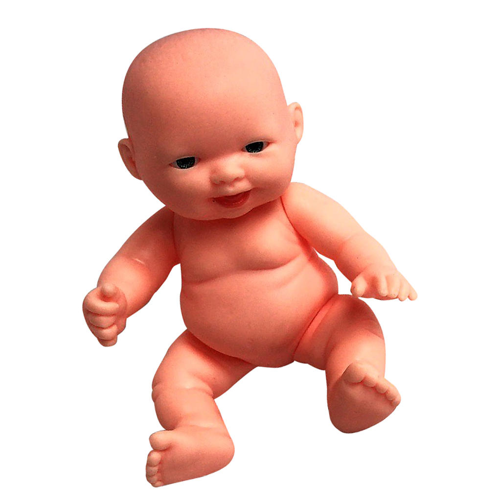 Buy 11cm Realistic Baby Boy Doll Vinyl Newborn Infant Simulation Dolls ...