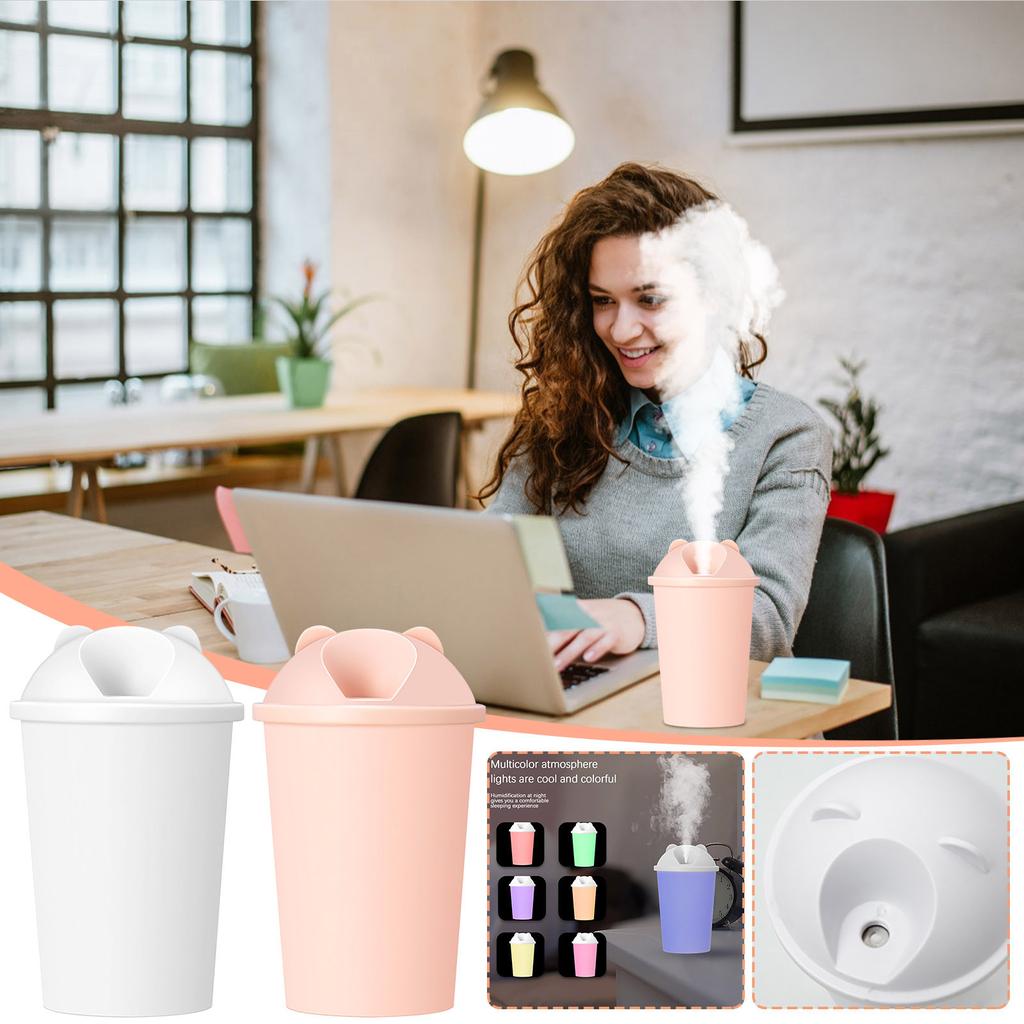 Cheap Milk Tea Cup Humidifier Car Usb Humidifier Desktop Atmosphere ...
