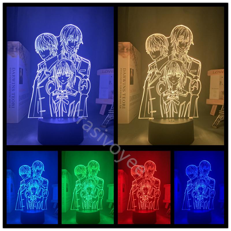 Buy Vampire Knight Night Light Colors Changing Touch Remote Bedside ...