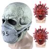 Buy Halloween Horror Full Mask N95 Skull Virus Cosplay Costume Scary ...