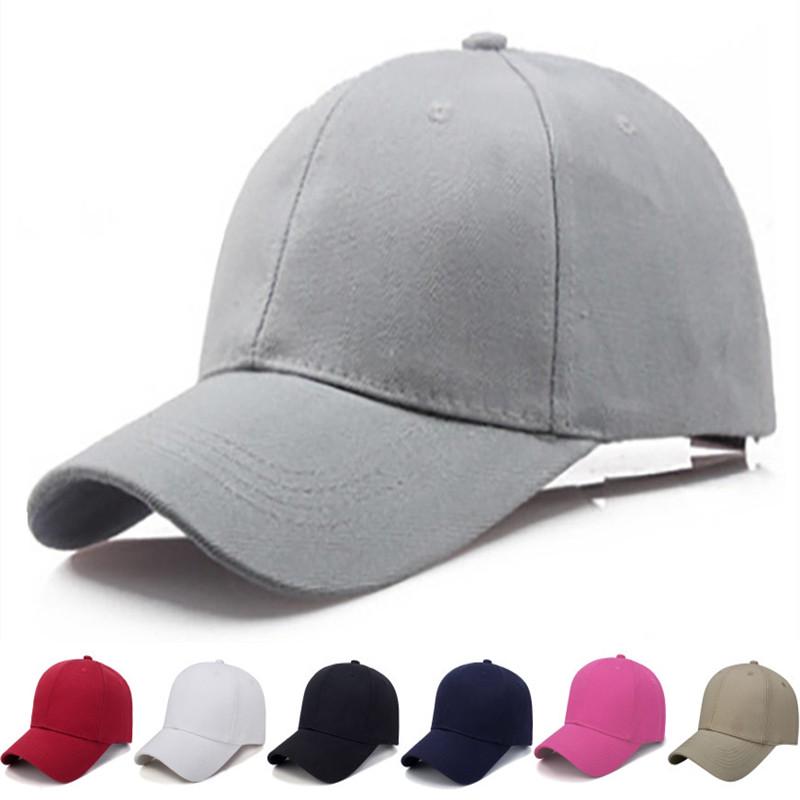 Unisex Cotton Light Board Solid Color Baseball Cap Outdoor Sunhat ZS ...