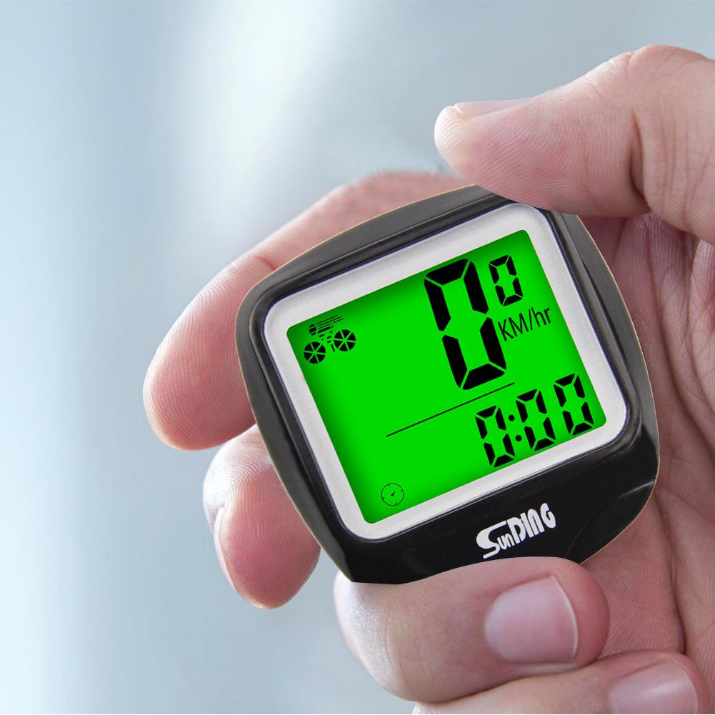 Buy SUNDING MTB Bike Wired Speedometer Cycling Bicycle Digital LCD ...