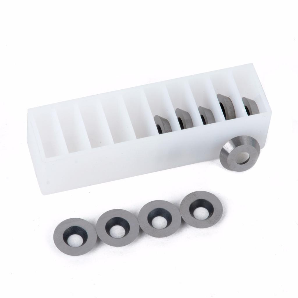 Satın alın PDTO 10pcs New 1/2" 12*2.5mm Round Carbide Cutter Insert ...