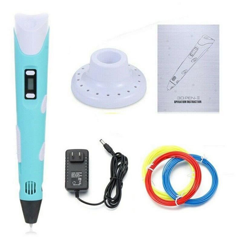 Buy 3D Printing Pen With 12 Colours 3D Doodle Pen Filament Refills ABS ...