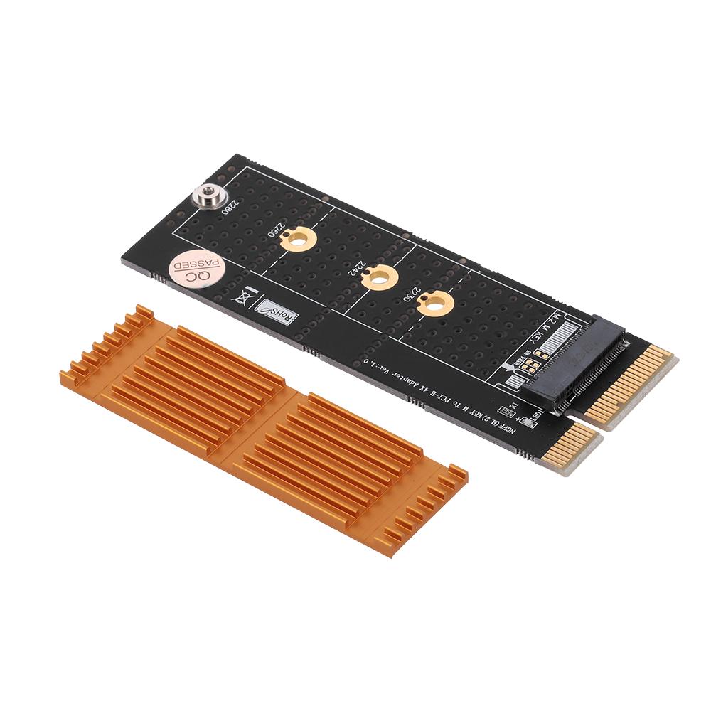 Buy M.2 NVME M Key SSD to PCI- E 4X Adapter Card Converter for Desktop ...